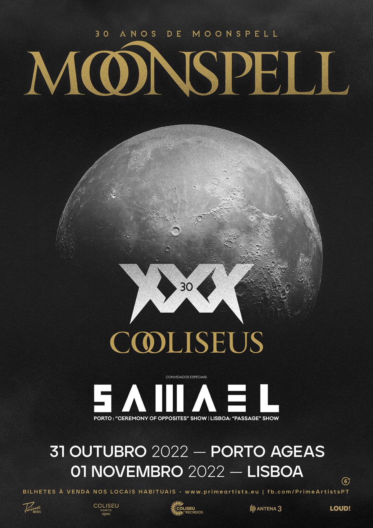 MOONSPELL: Anunciam convidados especiais para os concertos de 30.º ...