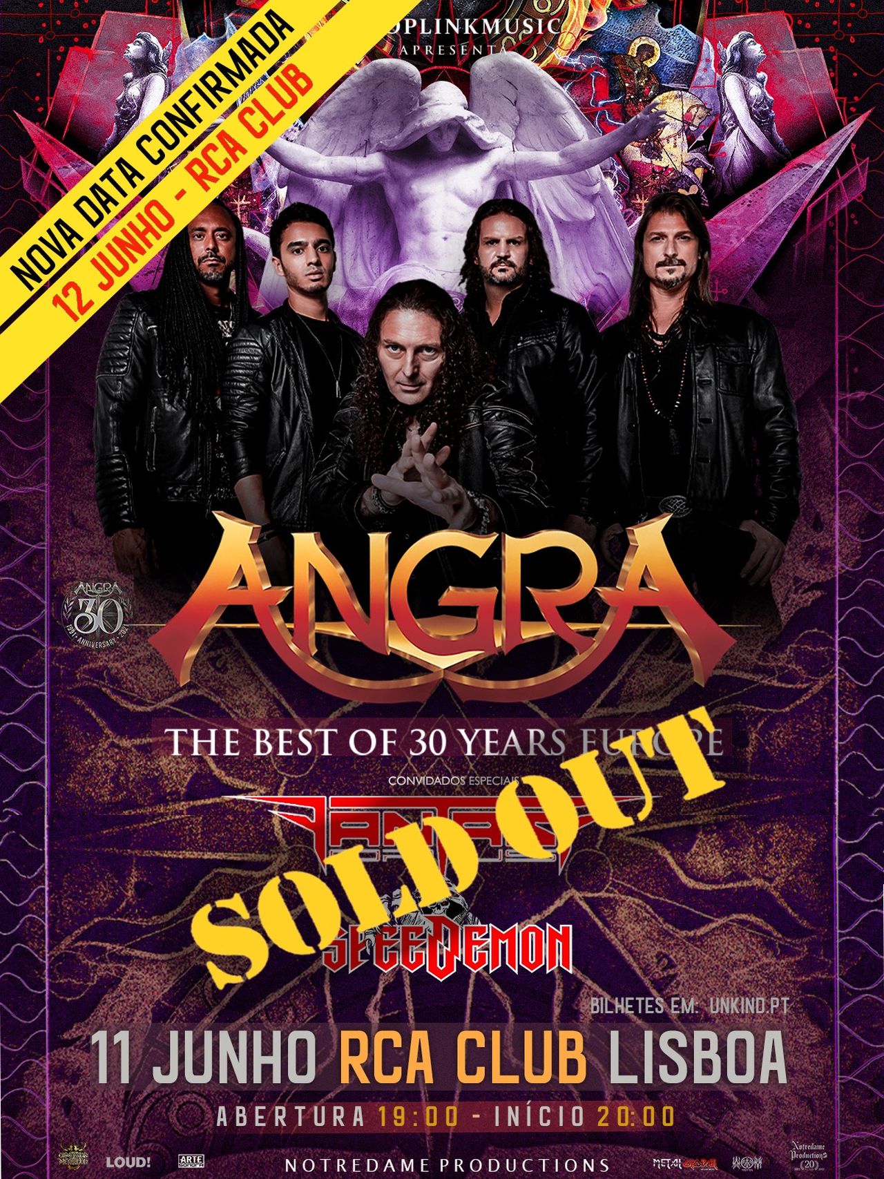ANGRA: De regresso a Portugal (agora!) em data-dupla • LOUD!